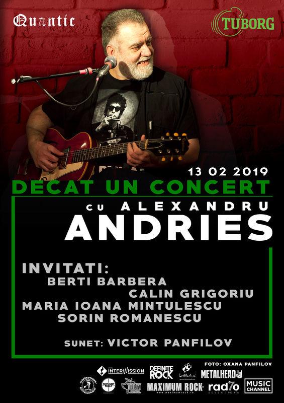Alexandru Andries – Decât un concert la Quantic