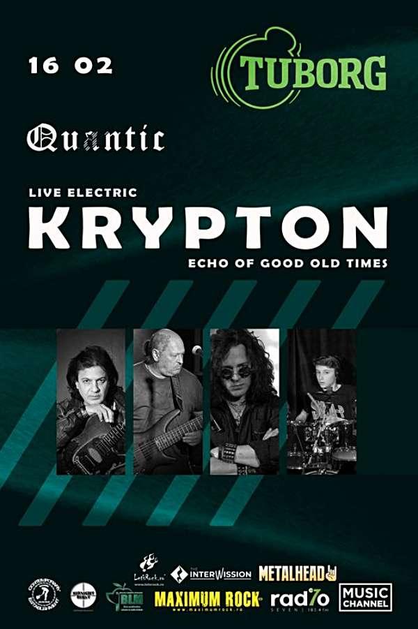 Concert Krypton la Quantic Club