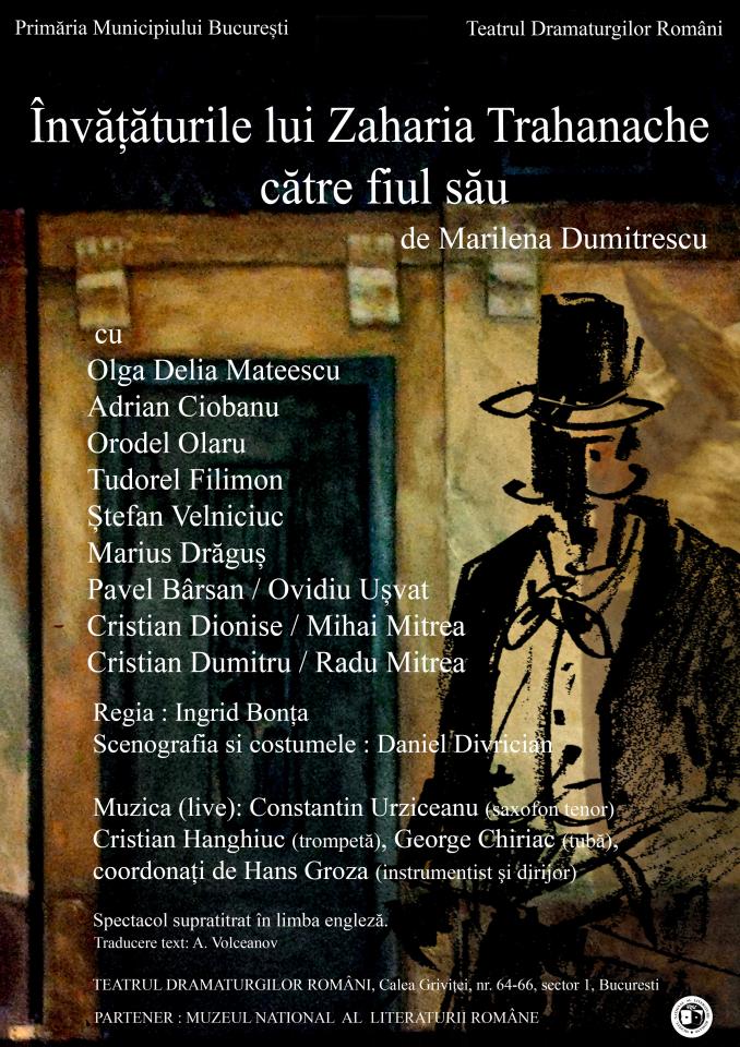 Învățăturile lui Zaharia Trahanache către fiul său