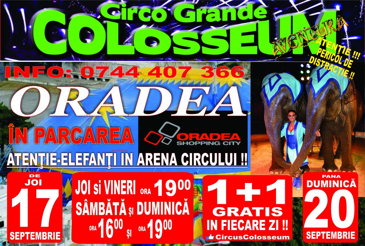 Ultimele 4 zile de circ la Oradea Shopping City